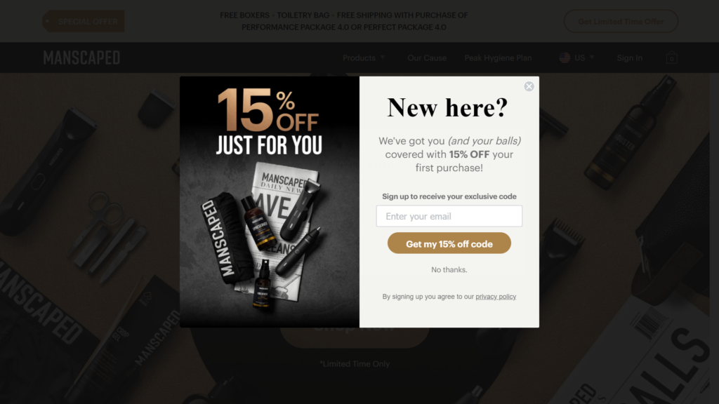 40 Email Popup Examples and 16 Best Practices - InboxArmy