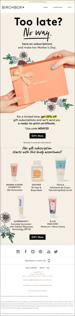 30 Mother’s Day Email Examples to Drive Sales